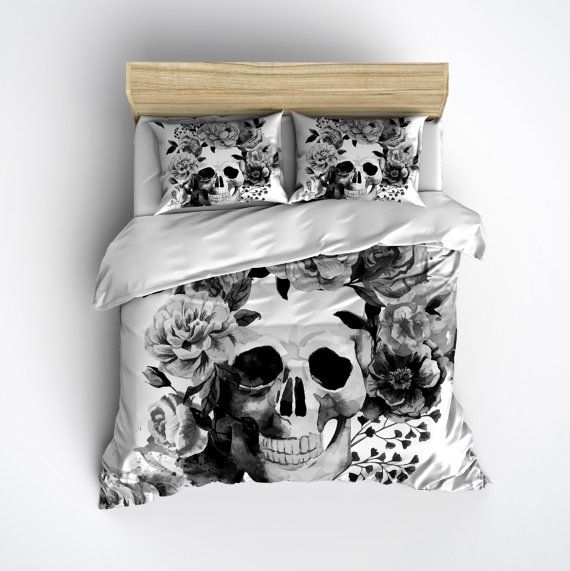 It’s a dramatic bedtime story and skull bedding sets
