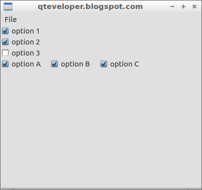 Qteveloper: QtQuick.Controls examples - CheckBox