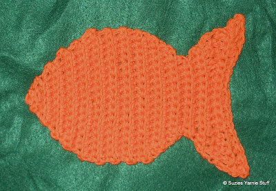 Suzies Stuff: FISH WASH CLOTH OR DISHCLOTH