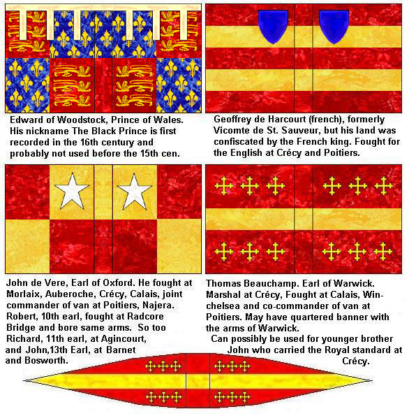 oldSarges Wargame and Model blog: Flags for the Hundred years war.