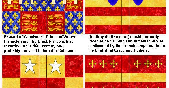 oldSarges Wargame and Model blog: Flags for the Hundred years war.