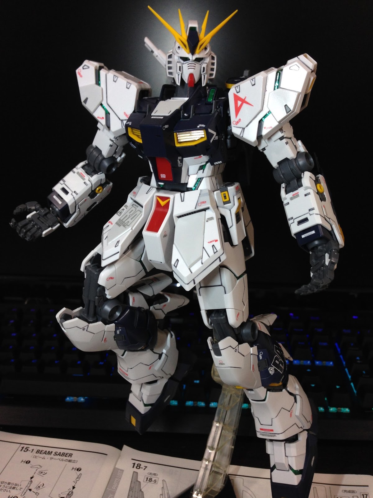 Zer0's Back: Hobby Talk: Model Kit Review, MG RX-93 Nu Gundam ver Ka