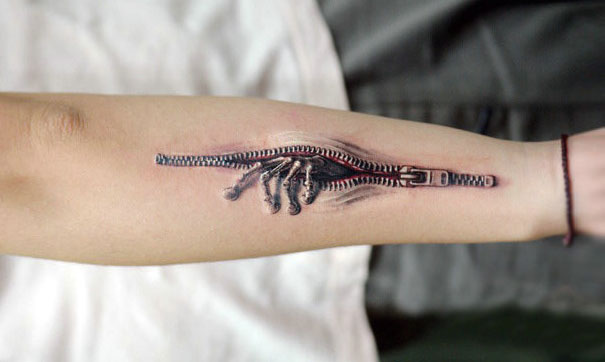 30 Desain Tato 3D Paling Keren - Tattoo Magz