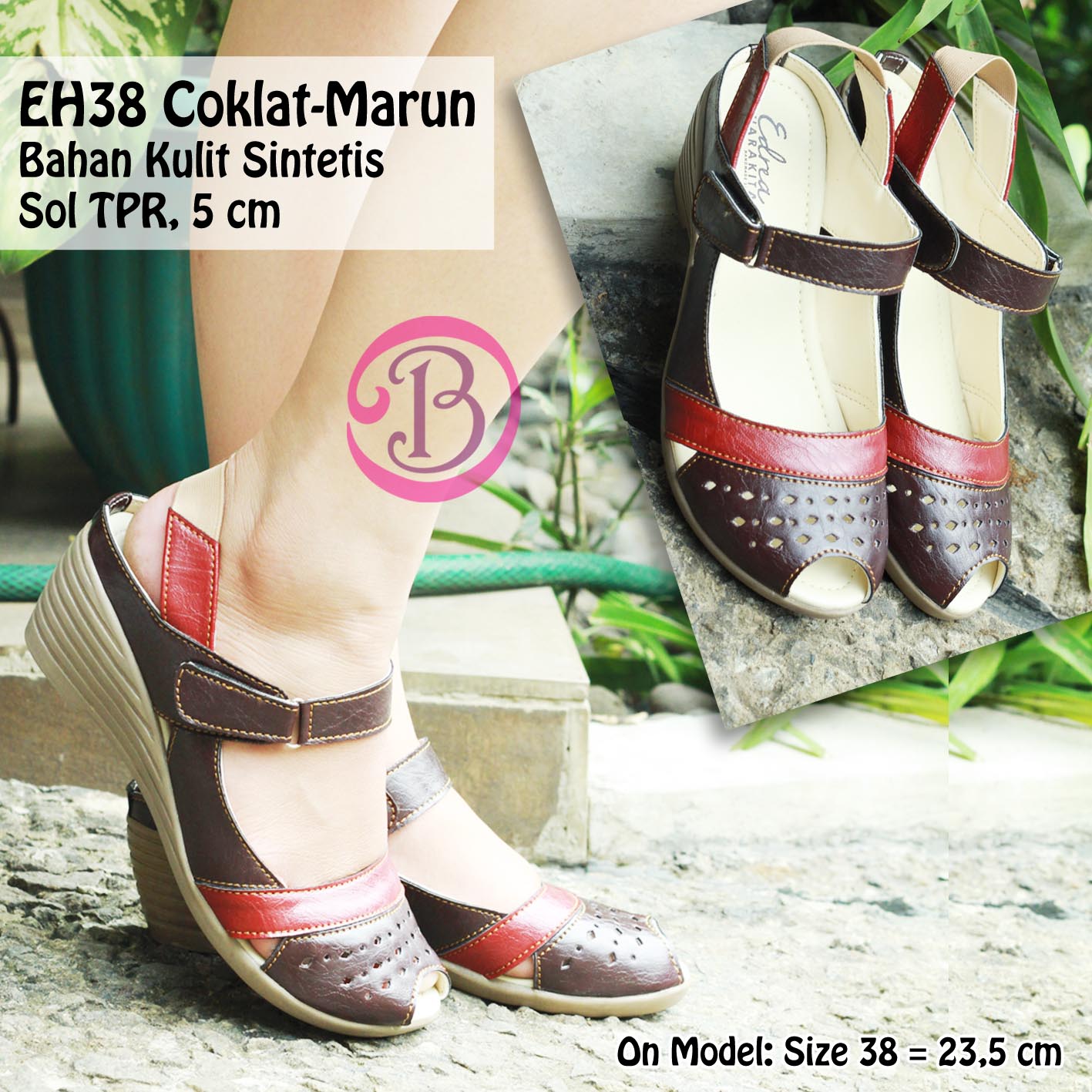 MODEL SEPATU WEDGES WANITA TERBARU