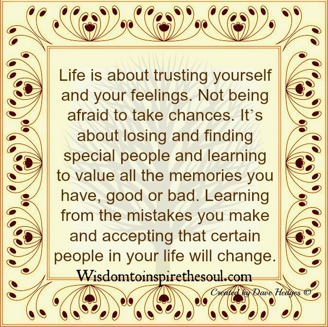 Wisdomtoinspirethesoul.com: What's life all about?