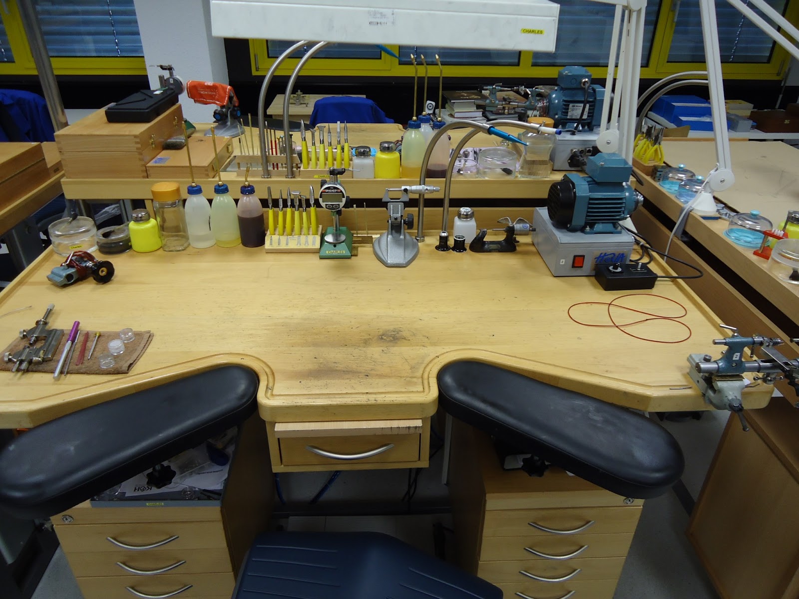 K&H Watchmaking Competence Centre: Watchmaking road kill and bench ...