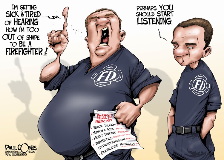 Overweight Firefighters