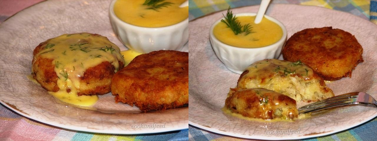 Newfoundland Cod Cakes With Sauce Hollandaise/Μπακαλιαροκεφτέδες Με ...