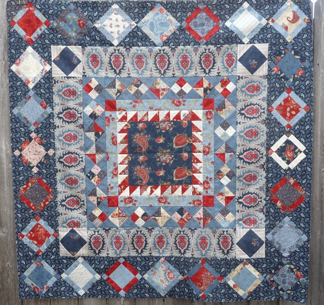 Quilting on the Crescent: Paisley Parade: A Finished Flimsy