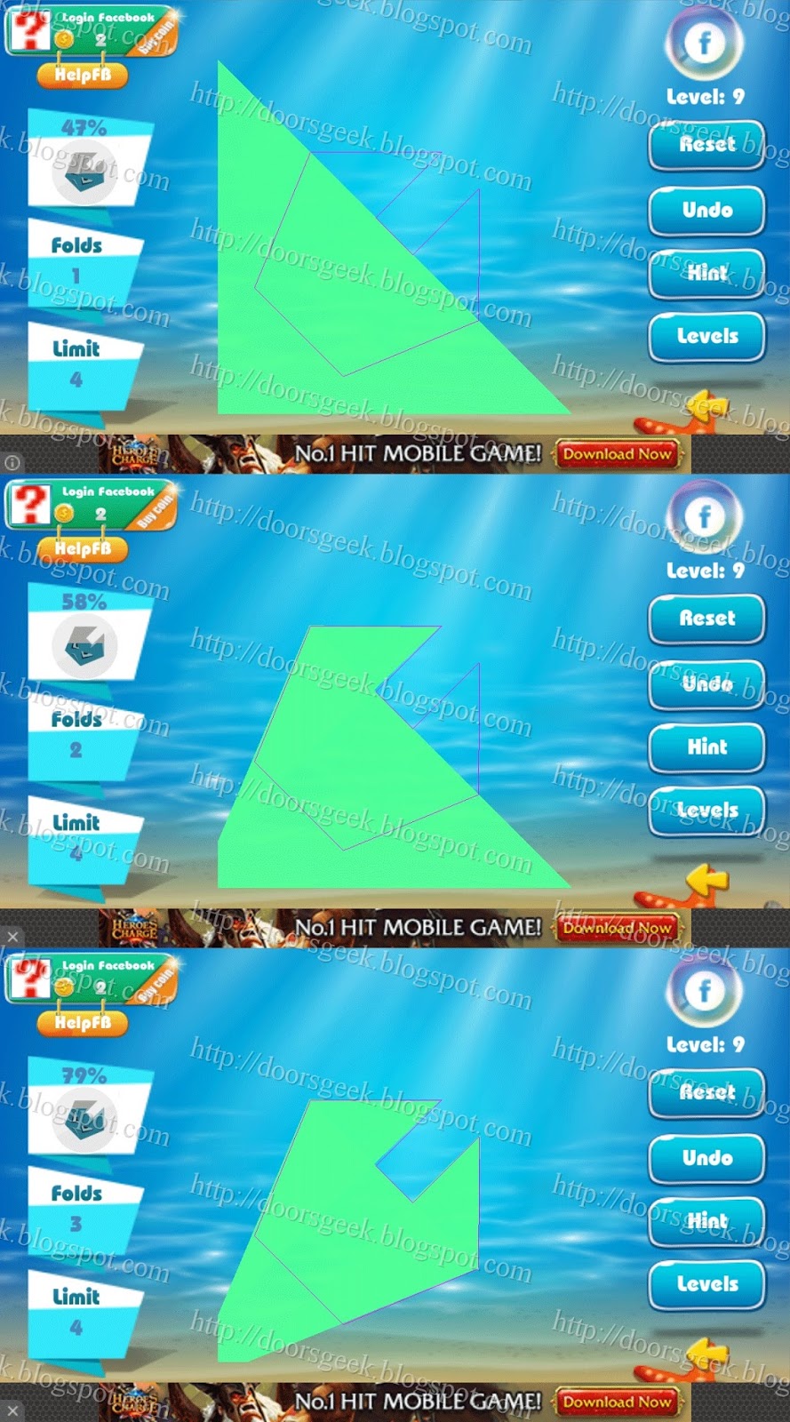 Paper Folding Origami Level 9 Solution Doors Geek paper-folding-origami-level-9-solution-doors-geek