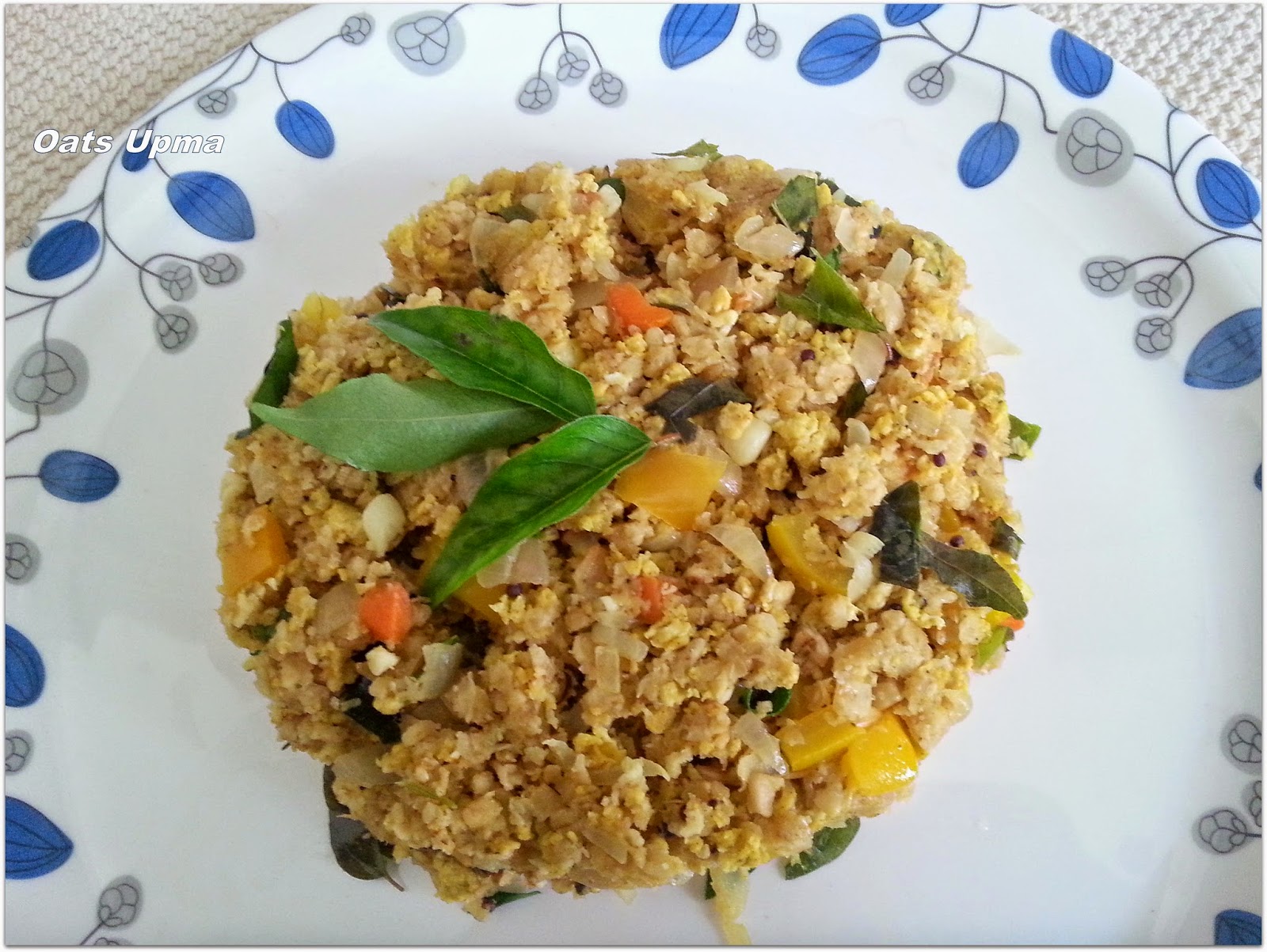 Fam's Culinary Recipes: Oats Upma