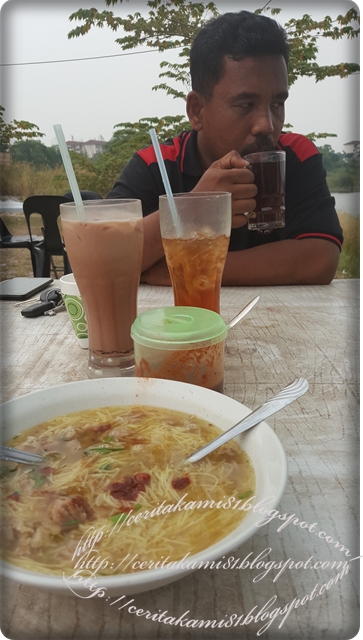 Adli teman umie makan mihun sup sedap | Cerita Kami