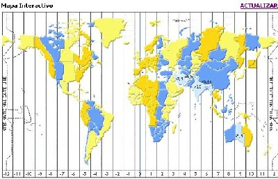 Mundo: Fusos Horários