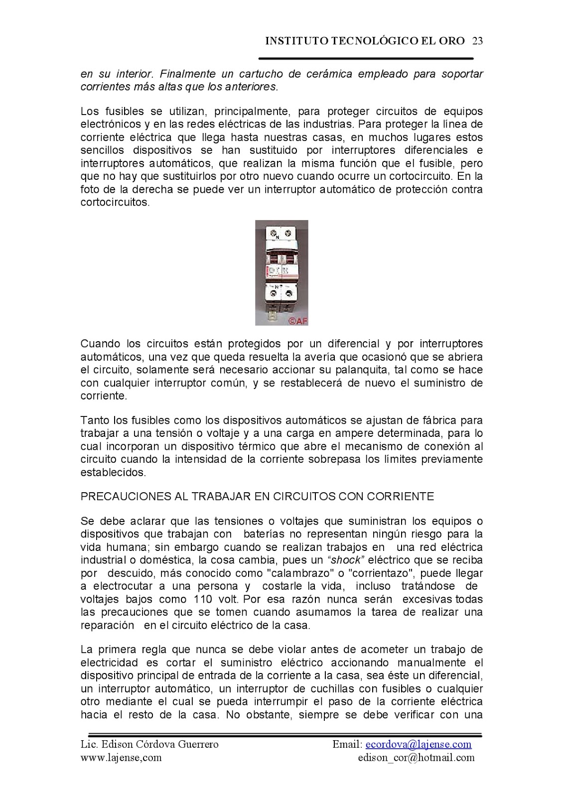 Construye Tu: Modulo de Electricidad Basica