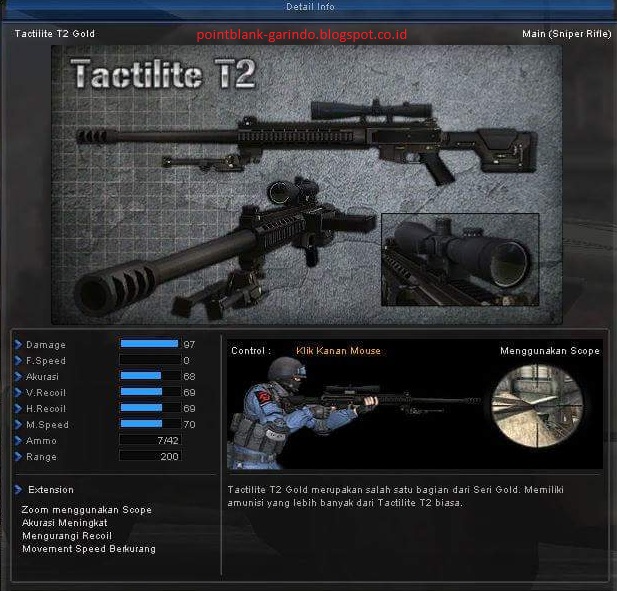 Point Blank Garena Indonesia: Title TACTILITE T2, MAGNUM & CYTEC