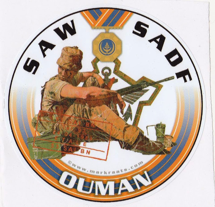 The SADF, the Border War and Bethlehem's Sappers: Area of SADF ...