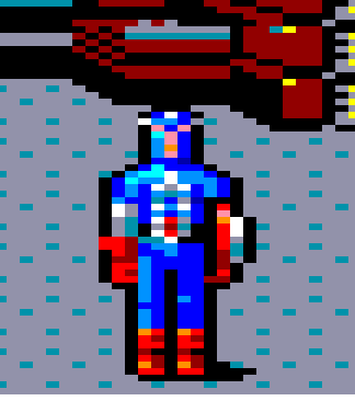VGJUNK: CAPTAIN AMERICA SPRITES 1987-96