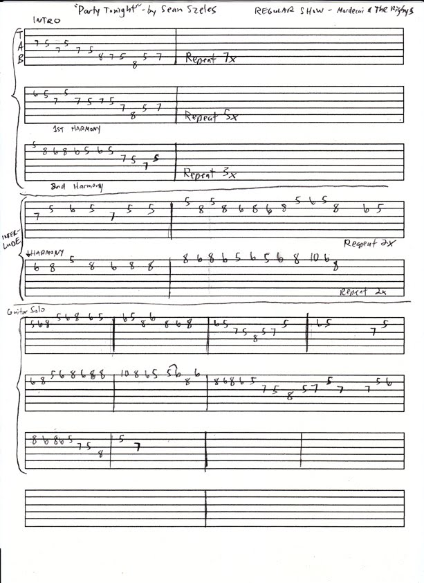 FACE IT!: Regular Show - Party Tonight Music