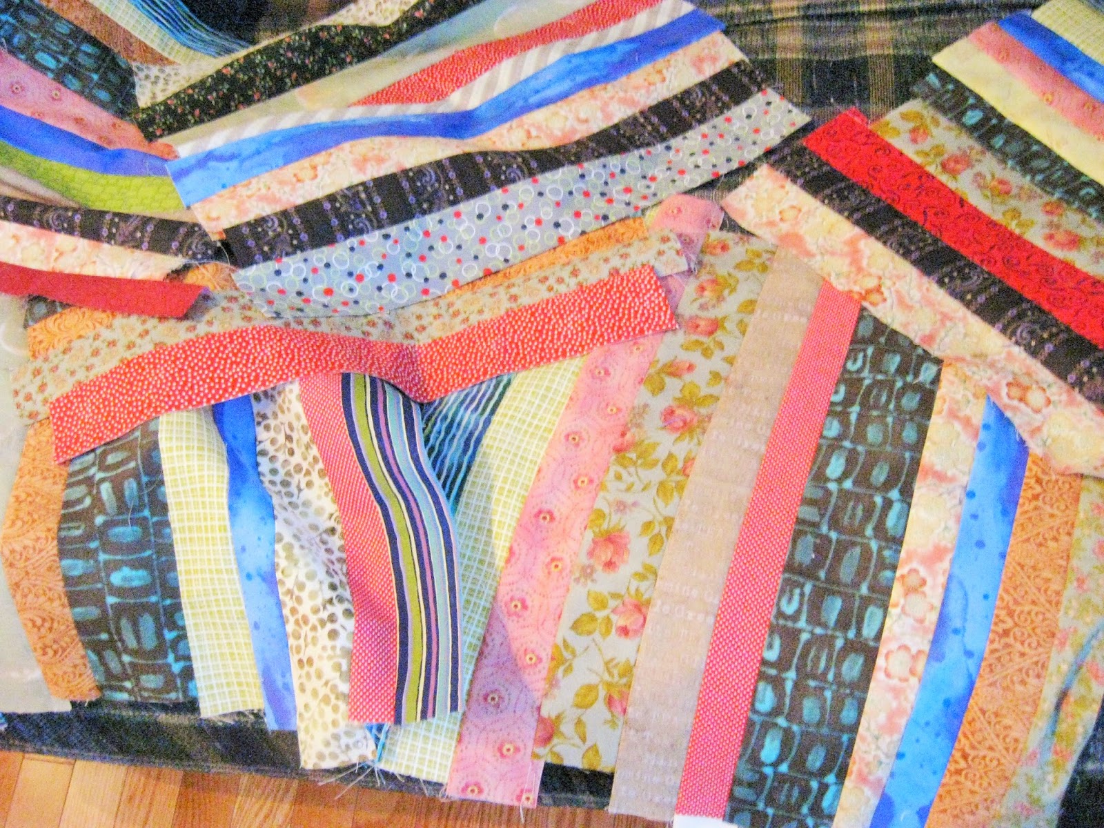 Butterfly Quilting: WIP Wed...scrap attack continues