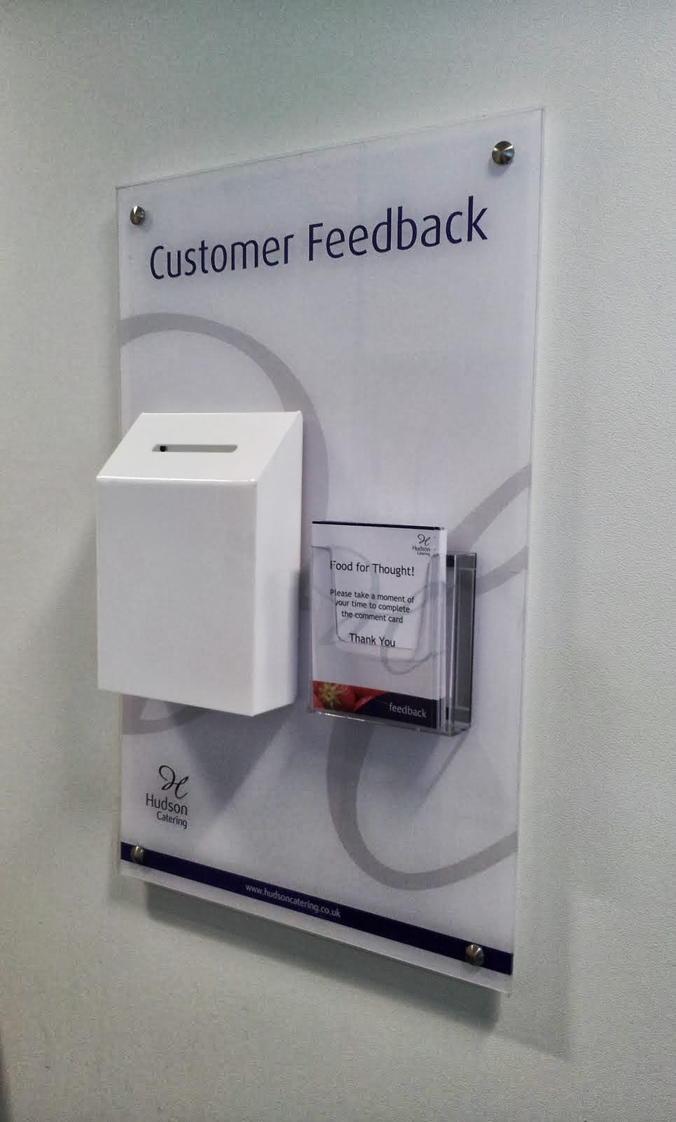 The Green I Signs Blog: Canteen menu & customer comments board signs ...