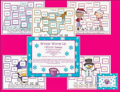 Sunshine, Sand and Scissors: WInter Warm-Up Unit and a FREEBIE