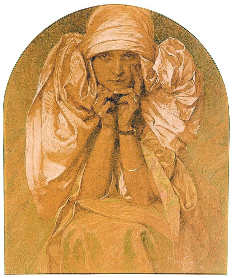 Francis Vallejo | inspiration: alphonse mucha b.1860-1939