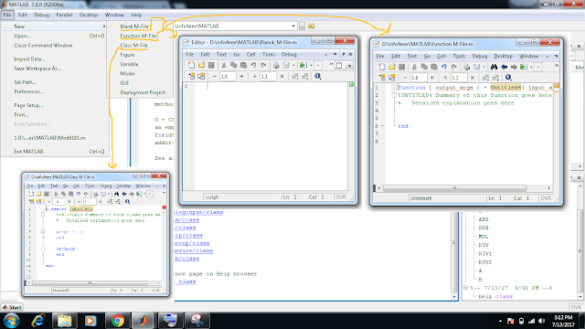 Where to write and save MATLAB program - INFO4EEE