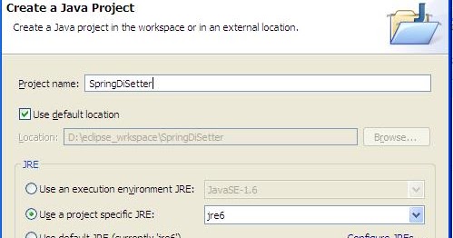Java Journal: Spring Setter Dependency Injection Example using Eclipse