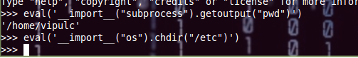Vipul Chaskar's Blog: Exploiting eval() function in Python Vipul Chaskar's Blog: Exploiting eval() function in Python