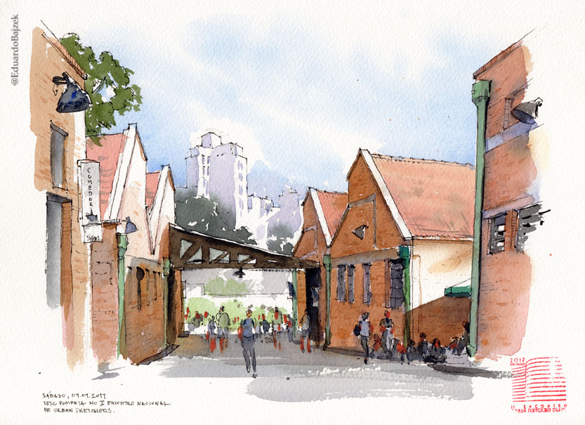 EDUARDO BAJZEK: II Encontro Urban Sketchers Brasil