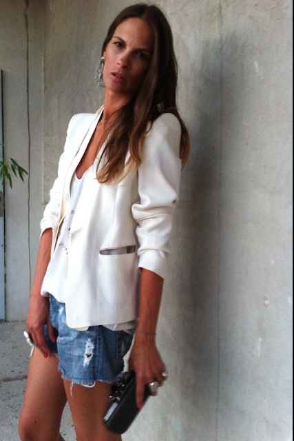 model.agent.mother.fashion.: Denim Shorts