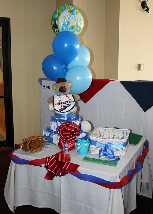 love, laurie: a baseball themed baby shower