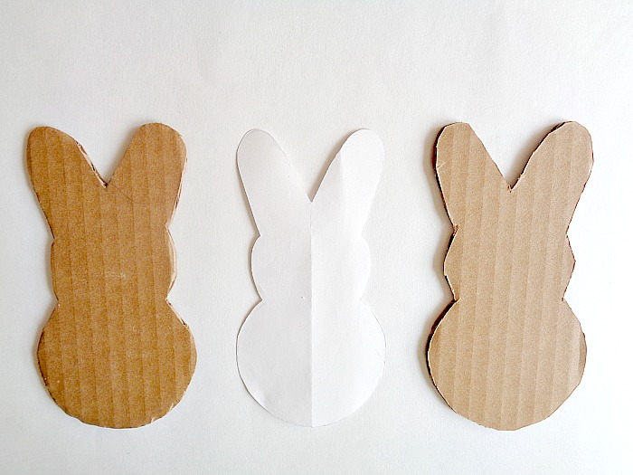 DIY: Cardboard Bunny Home Decor Boxes - Running With A Glue Gun