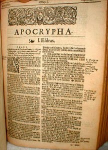 DEFINITION | APOCRYPHA
