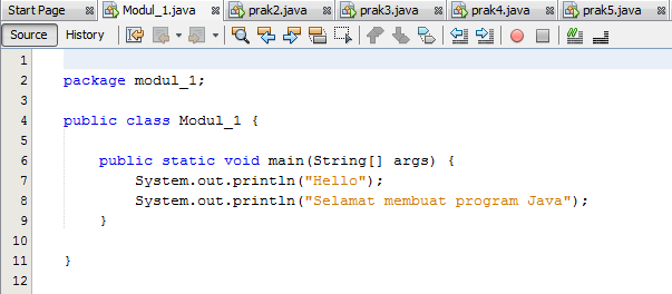 Cara Membuat Dan Menampilkan Program Sederhana Menggunakan Java Netbeans - Informasi Perkuliahan ...