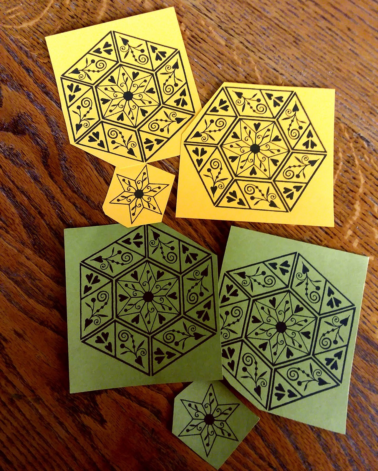 The Born Doodler: Nesting Hexagon Boxes