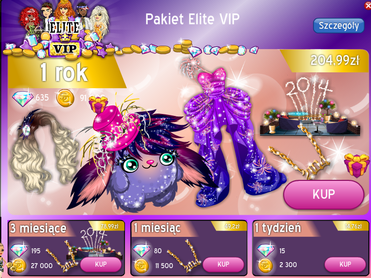 MovieStarPlanet : Nowy pakiet VIP ELITE
