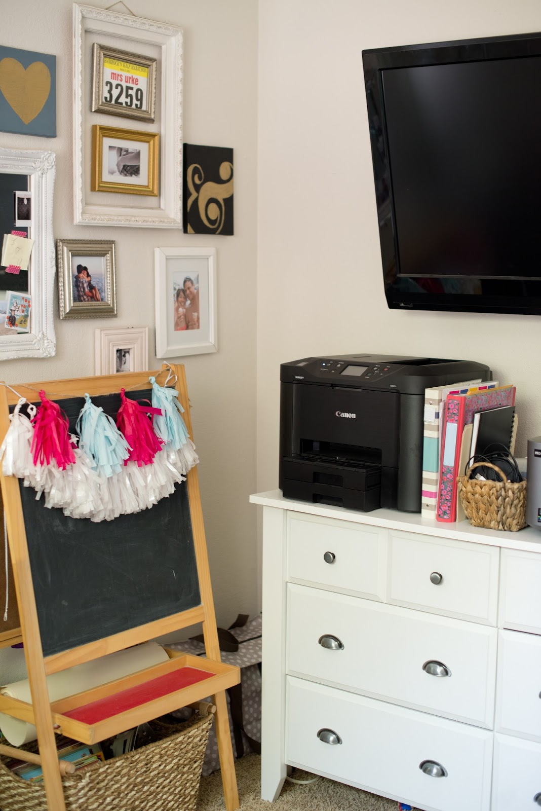 Domestic Fashionista: A New Office in a New Room