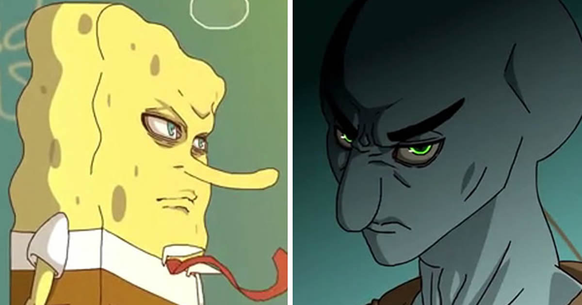 Merinding Disko, Pertarungan Epic Nan Dramatis SpongeBob Vs Squidward ...