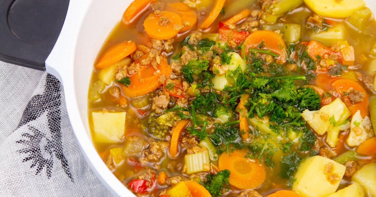 Vegan Minced Meat Soup