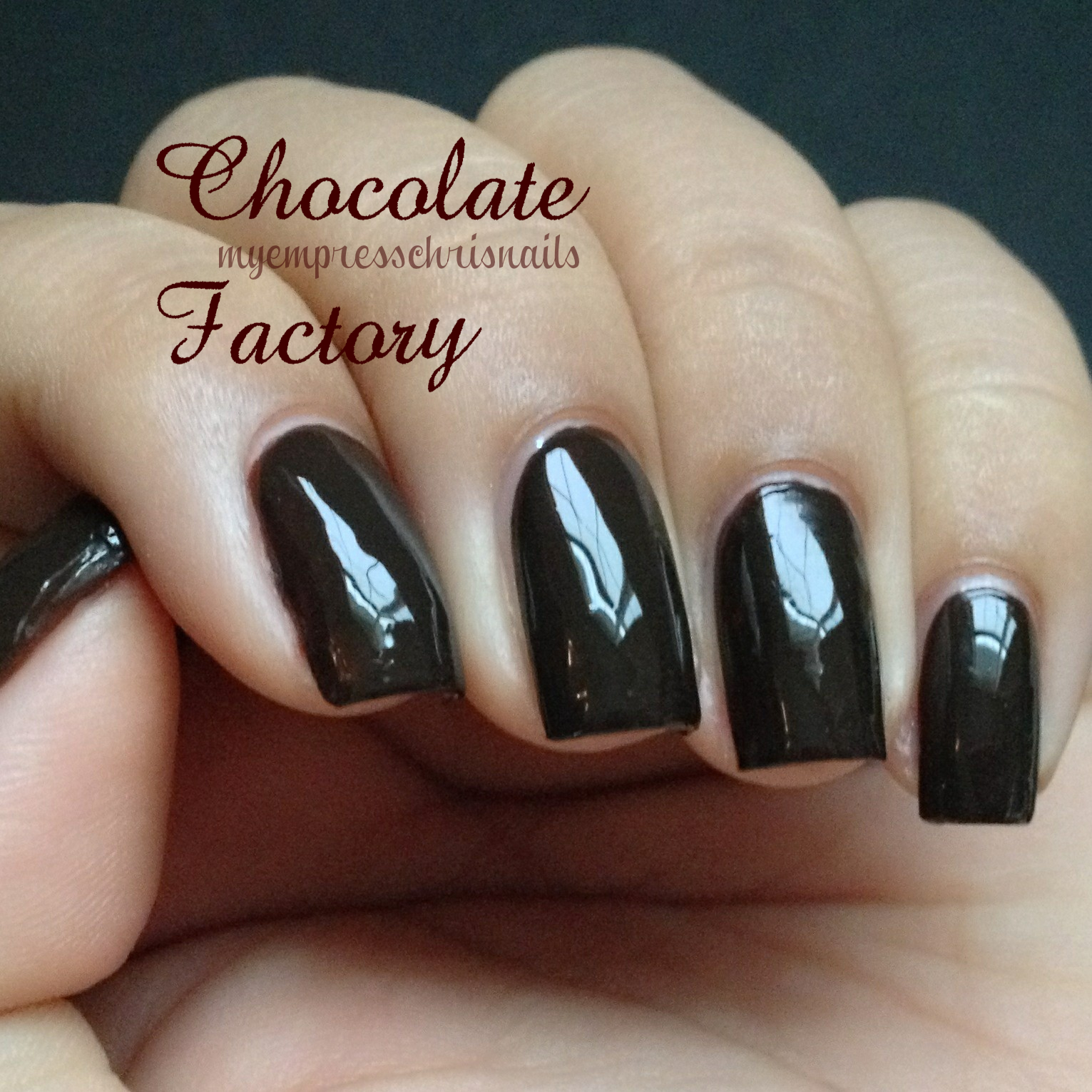 The Colors of My Empress Nails: Chocolate Factory by Nanacoco