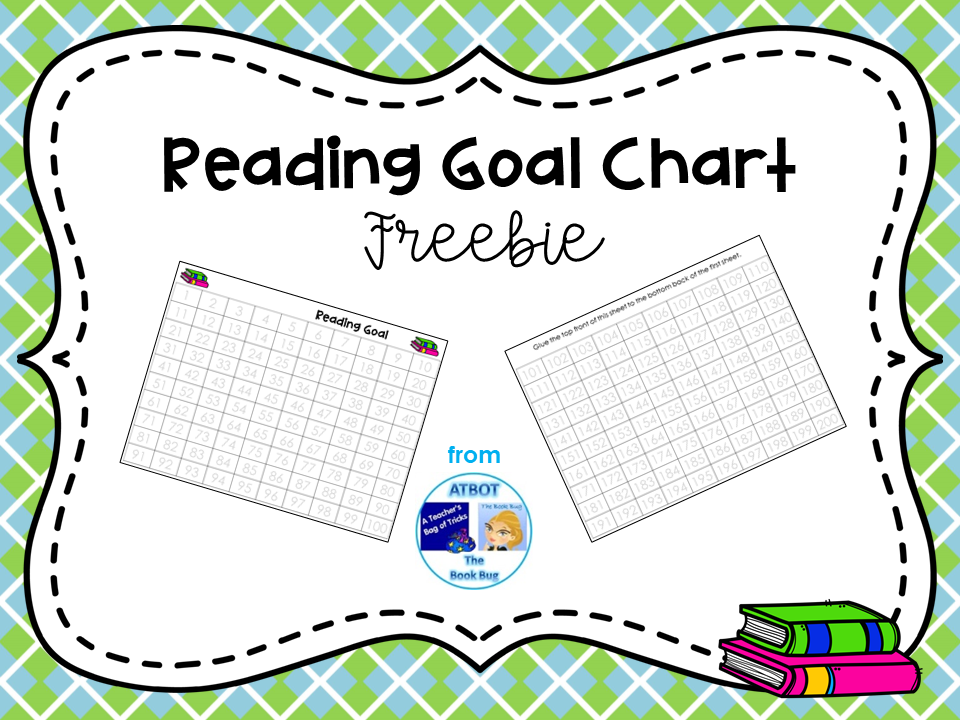 The Book Bug: Book Goal Poster Freebie
