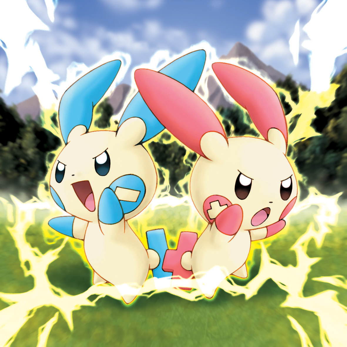 BUTECO DO GOBLIN: [Pokémon] Batalha Tripla: Pachirisu, Plusle e Minun