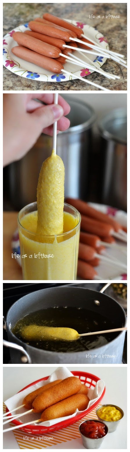 Homemade Corn Dogs ~ Easy Food Recipe Blog