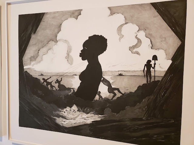 Etching by Kara Walker