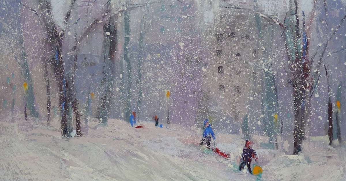 Painting My World: Painting a Snow Scene in 6 Easy Steps