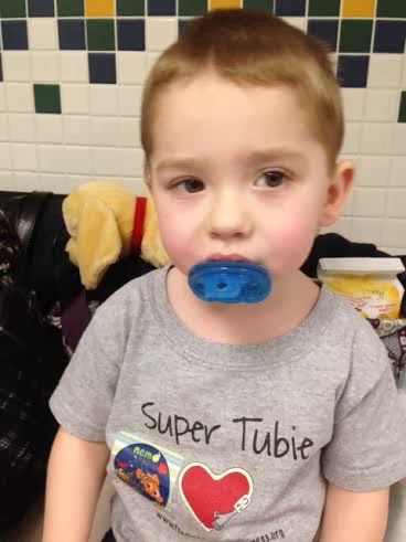 Aidan... With Eos: Feeding Tube Awareness Week 2014 - Showing off our ...