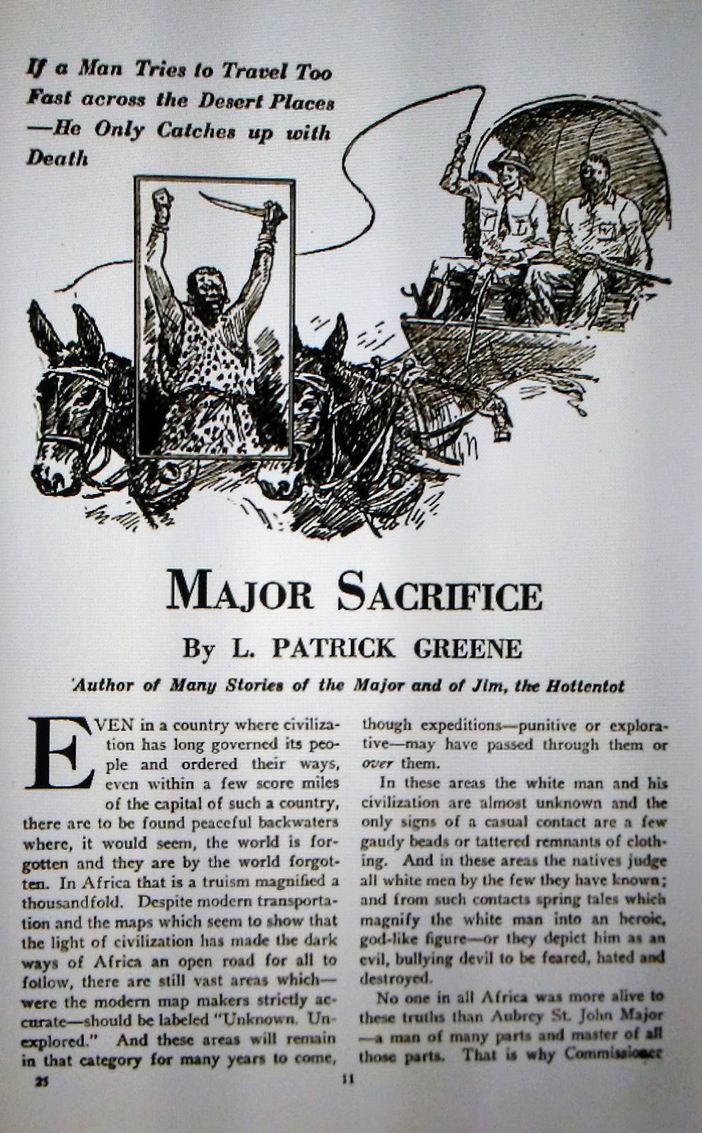 TRUE PULP FICTION: 'You, Baas, are like the man who makes his hut a ...