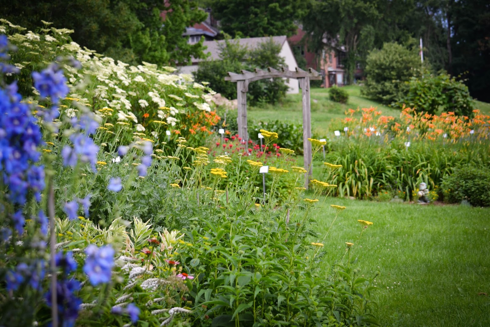 A SCRAPBOOK OF INSPIRATION: Delphinium Garden Inspirations