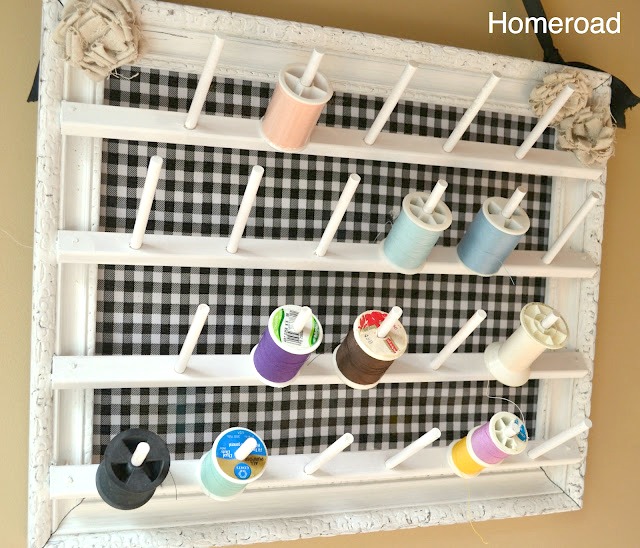 Vintage Spool Organizer